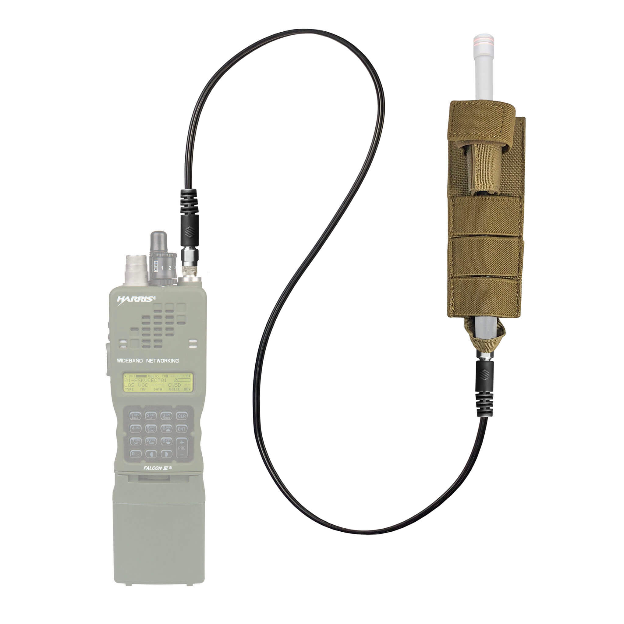 Tactical Antenna Relocation Kit(Black, Tan, or Green) - Military Radio ...