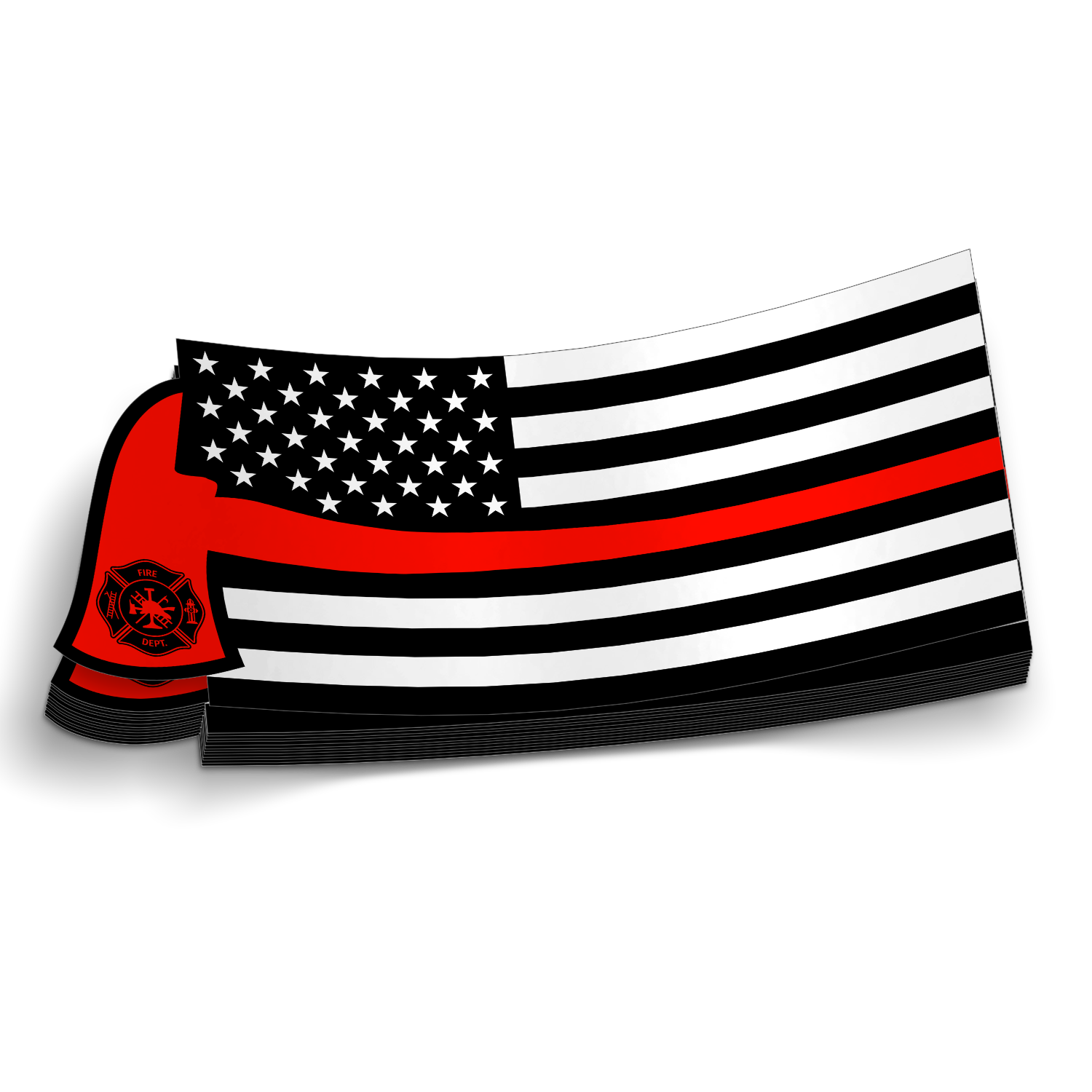 Redline Flag Decal – Police Gear Company